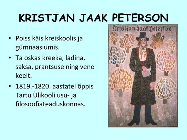 Kristjan Jaak Peterson | PPT