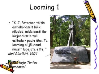 Kristjan jaak peterson | PPT