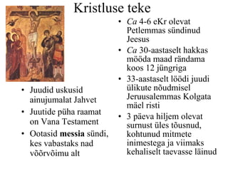 Kristlik kultuur VI klassile | PPT