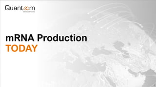 COMPACT mRNA PRODUCTION THROUGH PROCESS INTENSIFICATION AND INNOVATION ...
