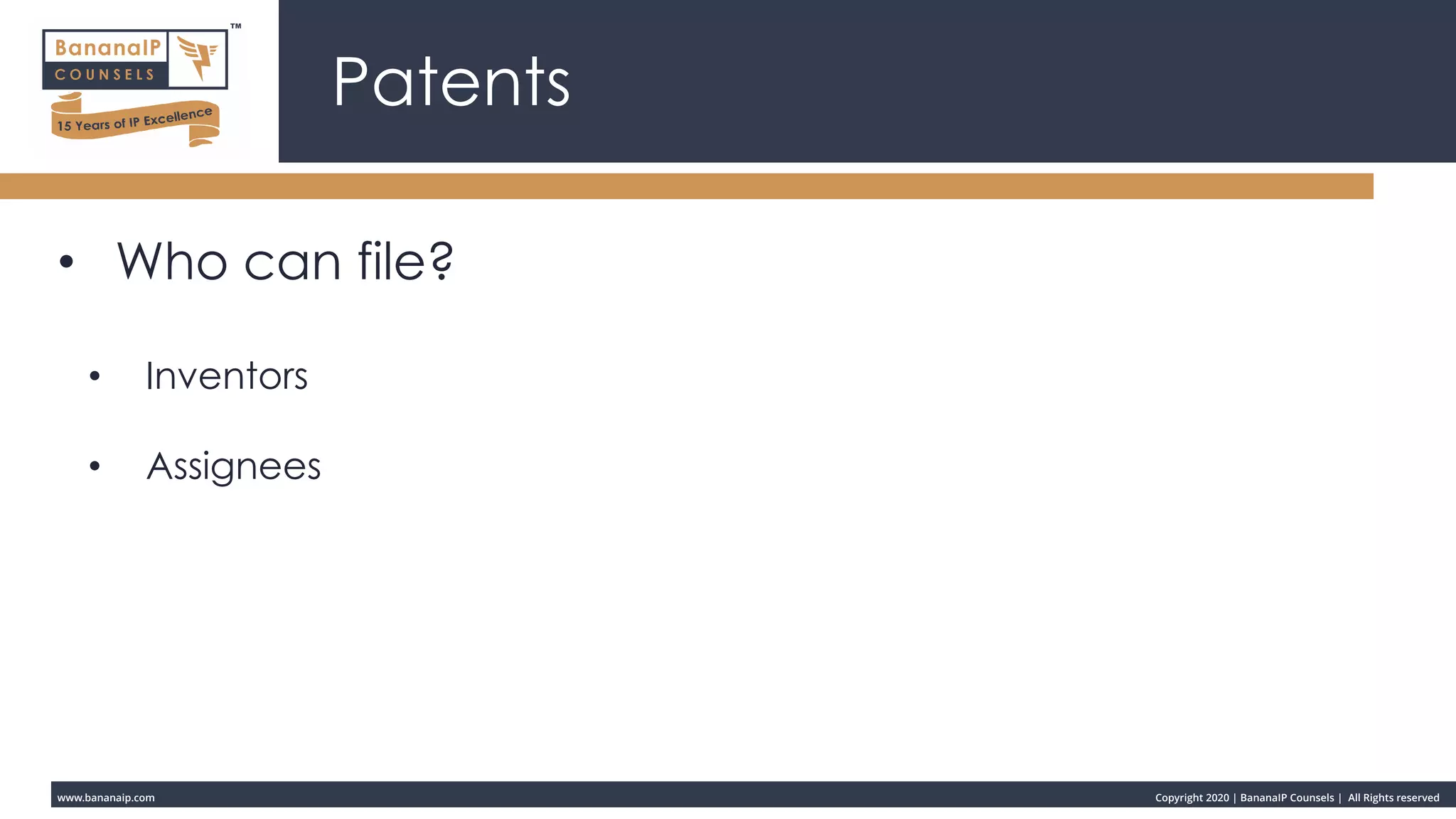 Introduction to Patents and the Patent process | PPTX