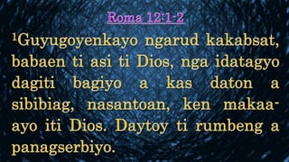 Kristyano mana kapilyano a magsirsirbi do dyos.pptx