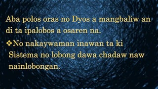 Kristyano mana kapilyano a magsirsirbi do dyos.pptx