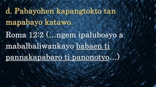 Kristyano mana kapilyano a magsirsirbi do dyos.pptx