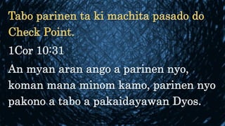 Kristyano mana kapilyano a magsirsirbi do dyos.pptx