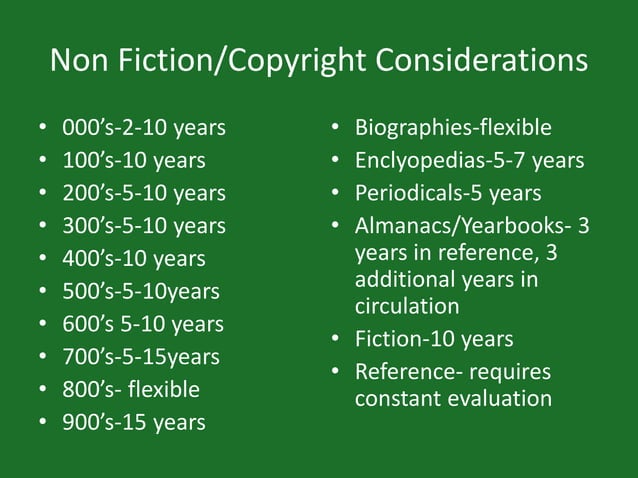 Weeding for School Libraries by Kristy Gates | PPT