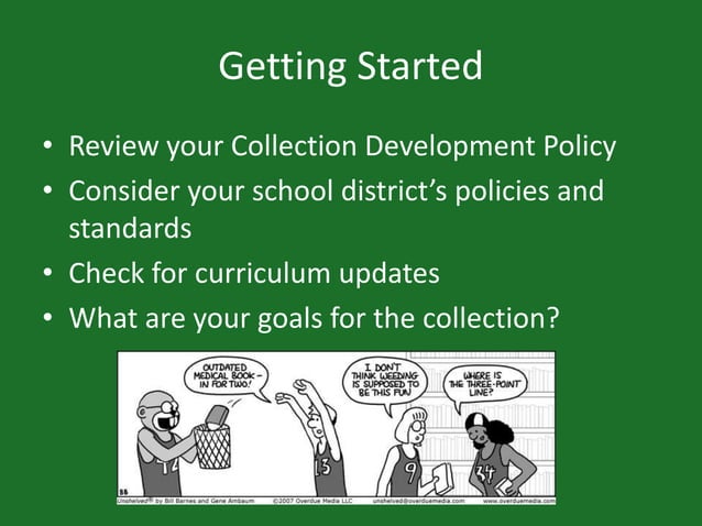 Weeding for School Libraries by Kristy Gates | PPT
