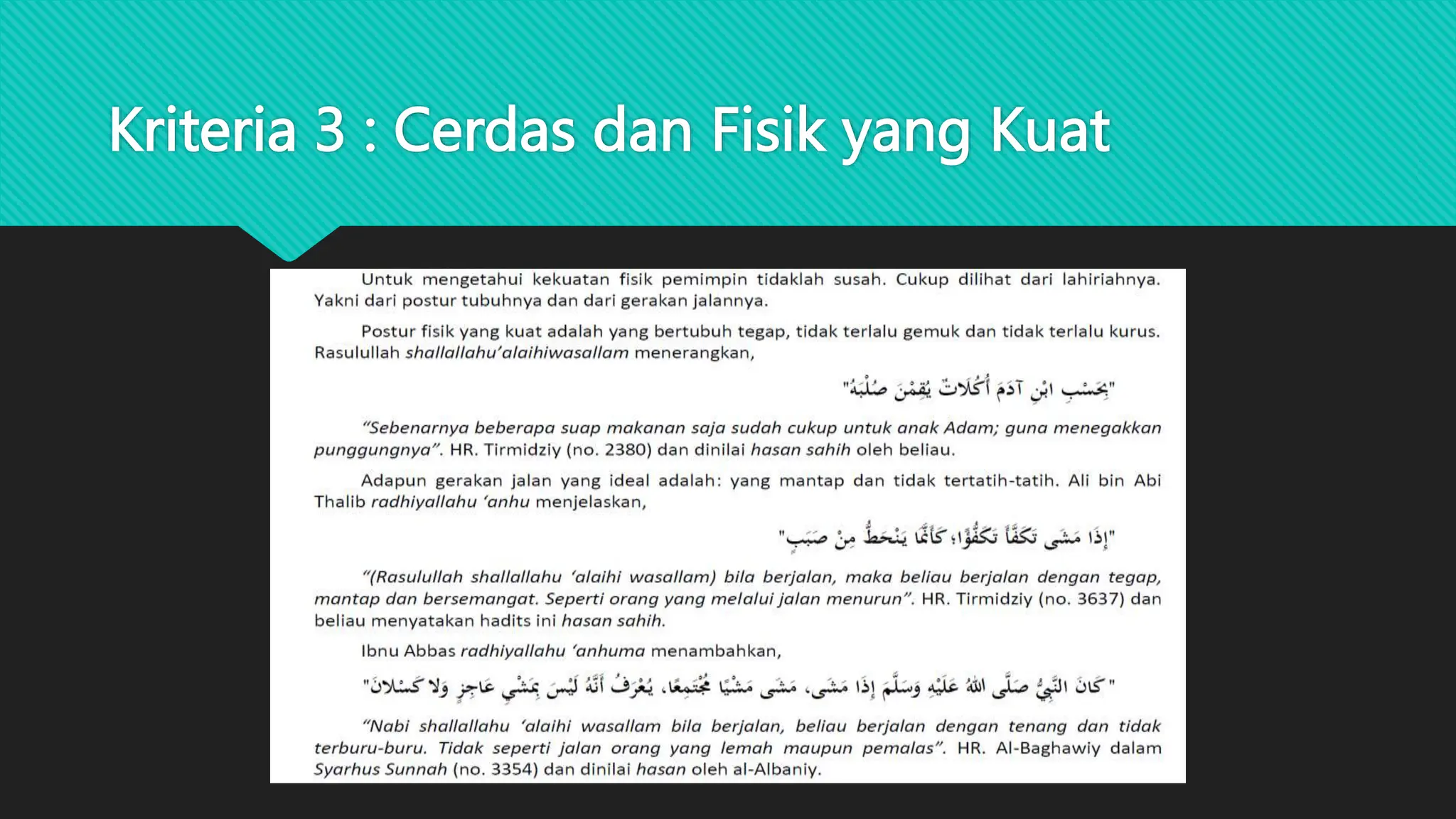 Kriteria Pemimpin dalam Timbangan Al-Quran dan As-Sunnah.pptx