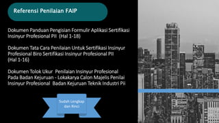 Kriteria Penilaian FAIP-untuk profesi PII.pptx