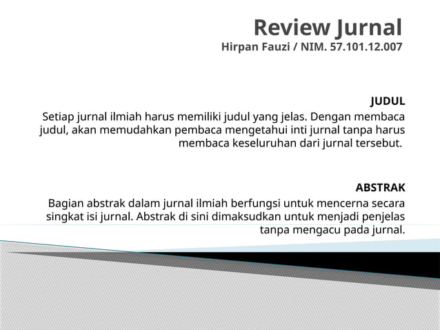 Kriteria Penulisan Jurnal yang baik dan benar Tugas Pa Ana.pptx