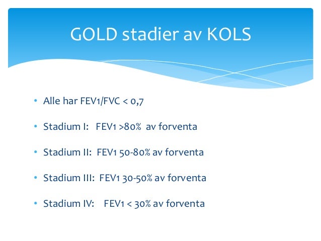 Kriterier for bruk av inhalasjonsmedisiner
