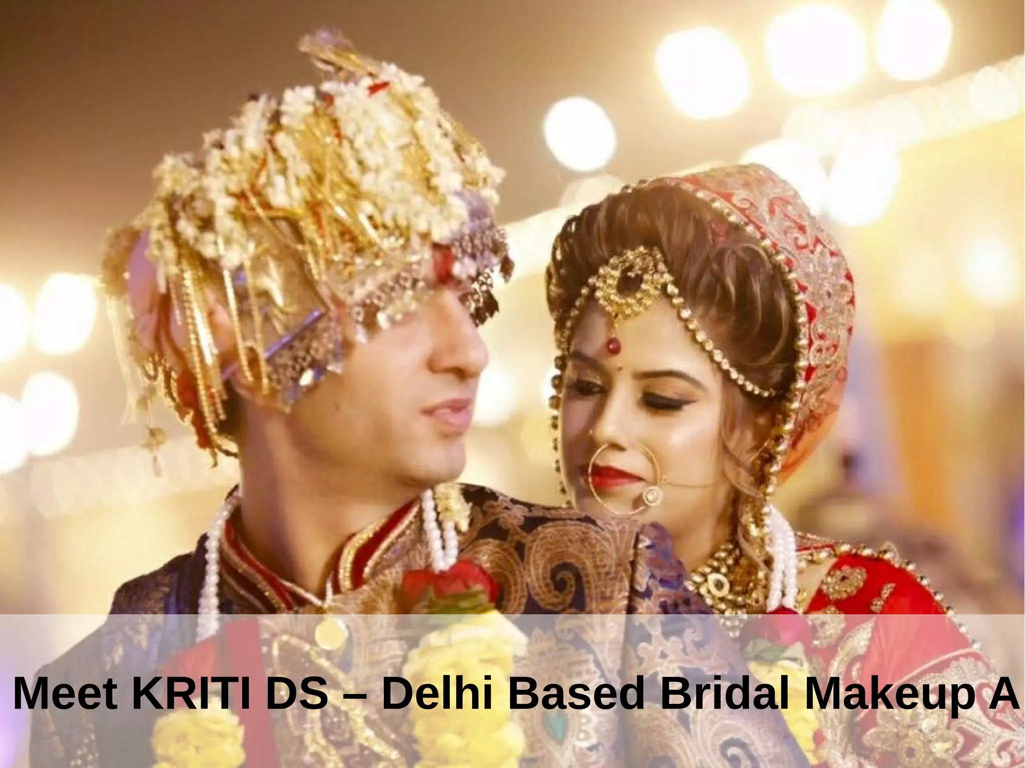 Kriti DS - The Makeup Artist | PPT
