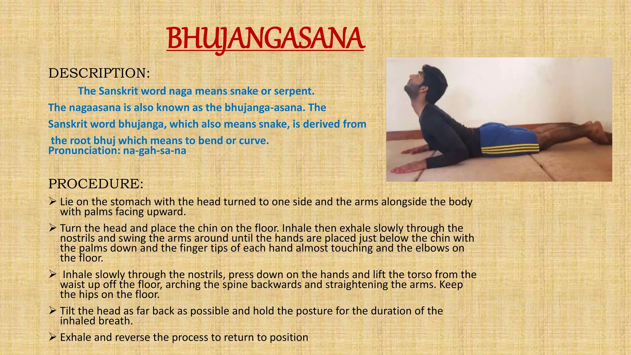 YOGA ASANAS | PPTX