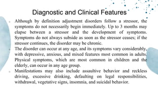 Adjustment disorder | PPTX