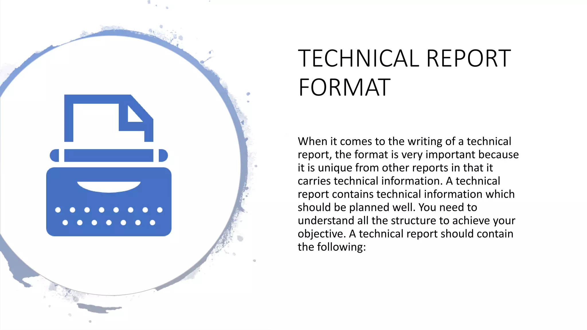 Technical report writing and research paper writing. | PPTX