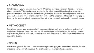 Technical report writing and research paper writing. | PPTX