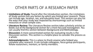 Technical report writing and research paper writing. | PPTX