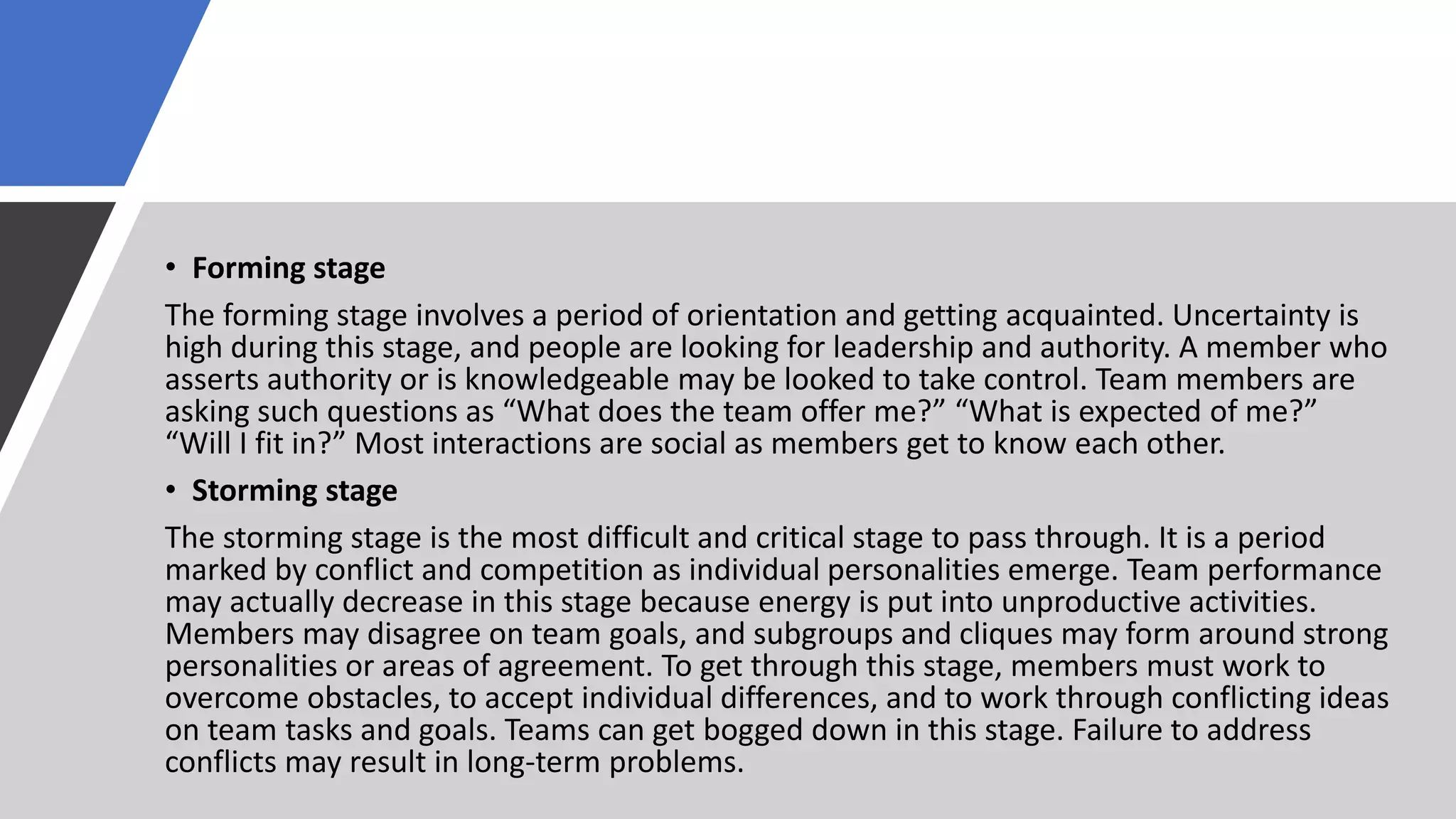 Individual and team dynamics. | PPTX