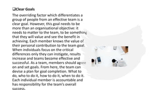 Individual and team dynamics. | PPTX