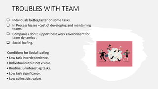 Individual and team dynamics. | PPTX