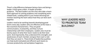 Leadership and team building - general proficiency (2) | PPTX