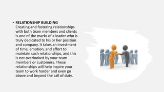 Leadership and team building - general proficiency (2) | PPTX