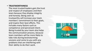 Leadership and team building - general proficiency (2) | PPTX