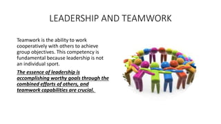 Leadership and team building - general proficiency (2) | PPTX