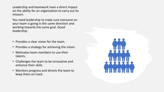 Leadership and team building - general proficiency (2) | PPTX