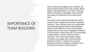 Leadership and team building - general proficiency (2) | PPTX