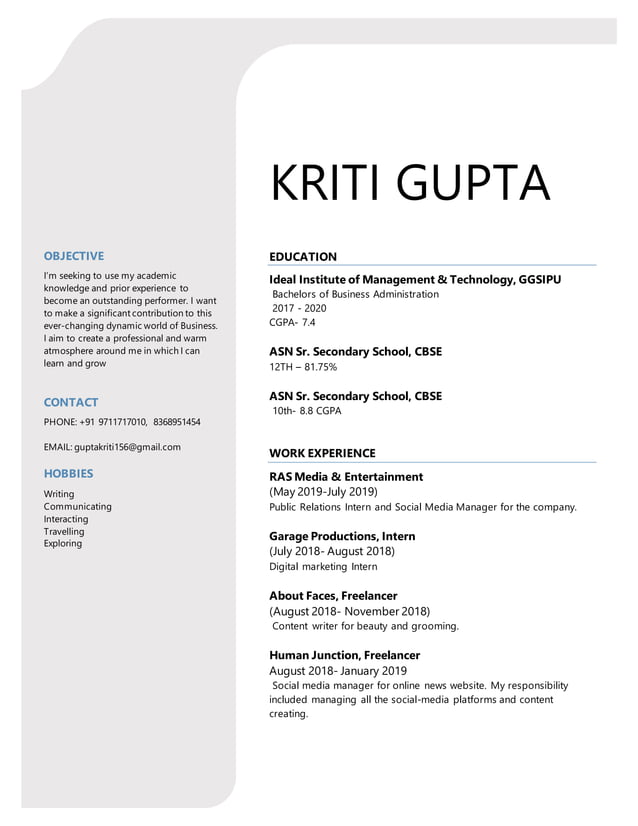 Kriti Gupta | DOCX