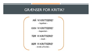 Kritikable ledelse | PDF