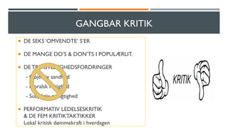 Kritikable ledelse | PDF