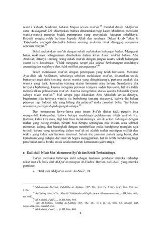 Kritik atas pandangan syiah dalam nikah mut'ah | PDF