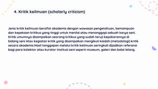 KRITIK SENI RUPA.ppt Sejal Zaman penjajahan | PPTX