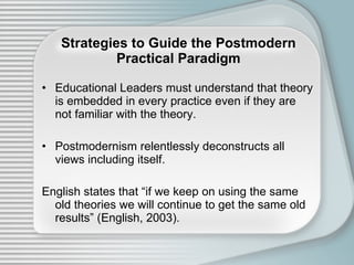 Kritsonis postmodernism | PPT