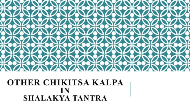 KRIYA KALPA - SHALAKYA TANTRA.pptx | Eye and Vision Conditions ...