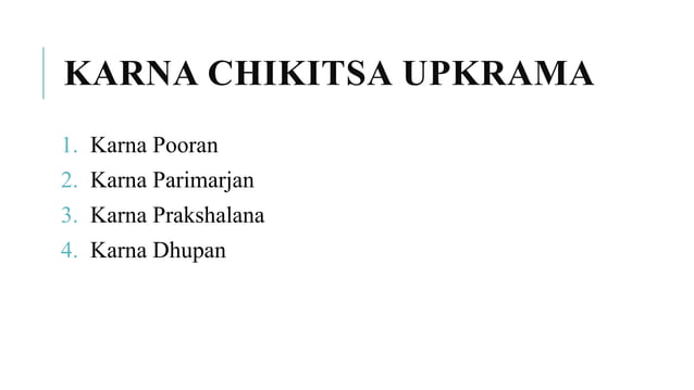 KRIYA KALPA - SHALAKYA TANTRA.pptx | Eye and Vision Conditions ...
