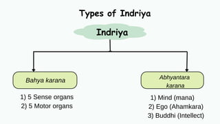 Indirya vijann ( five sensory organs ) ppt | PDF