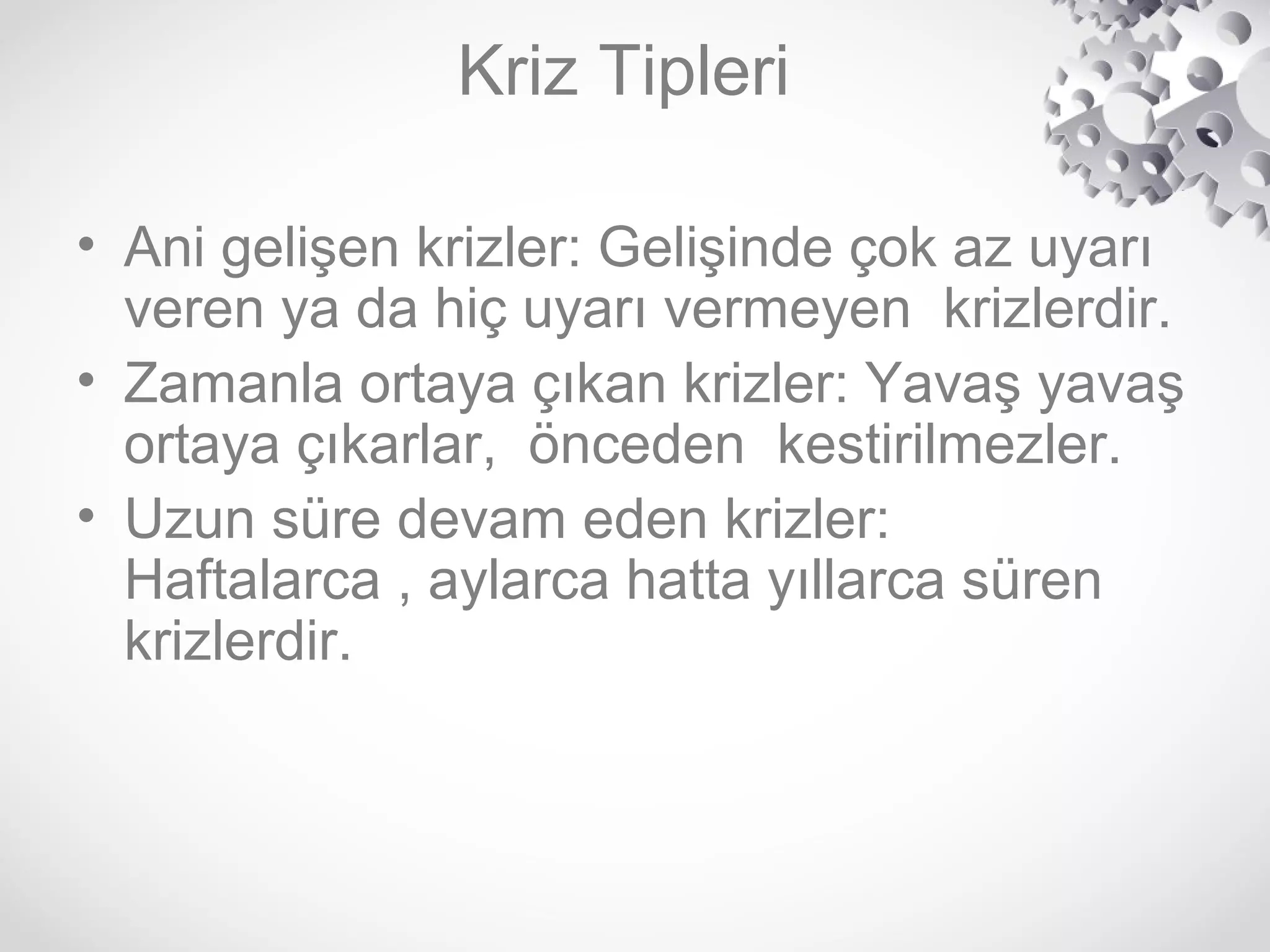 Kriz yönetimi ayşe nur kaya | PPT