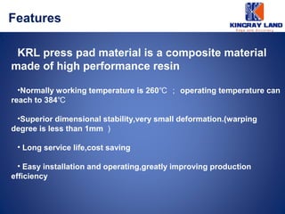 Krl press pad material for fpc lamination | PPT
