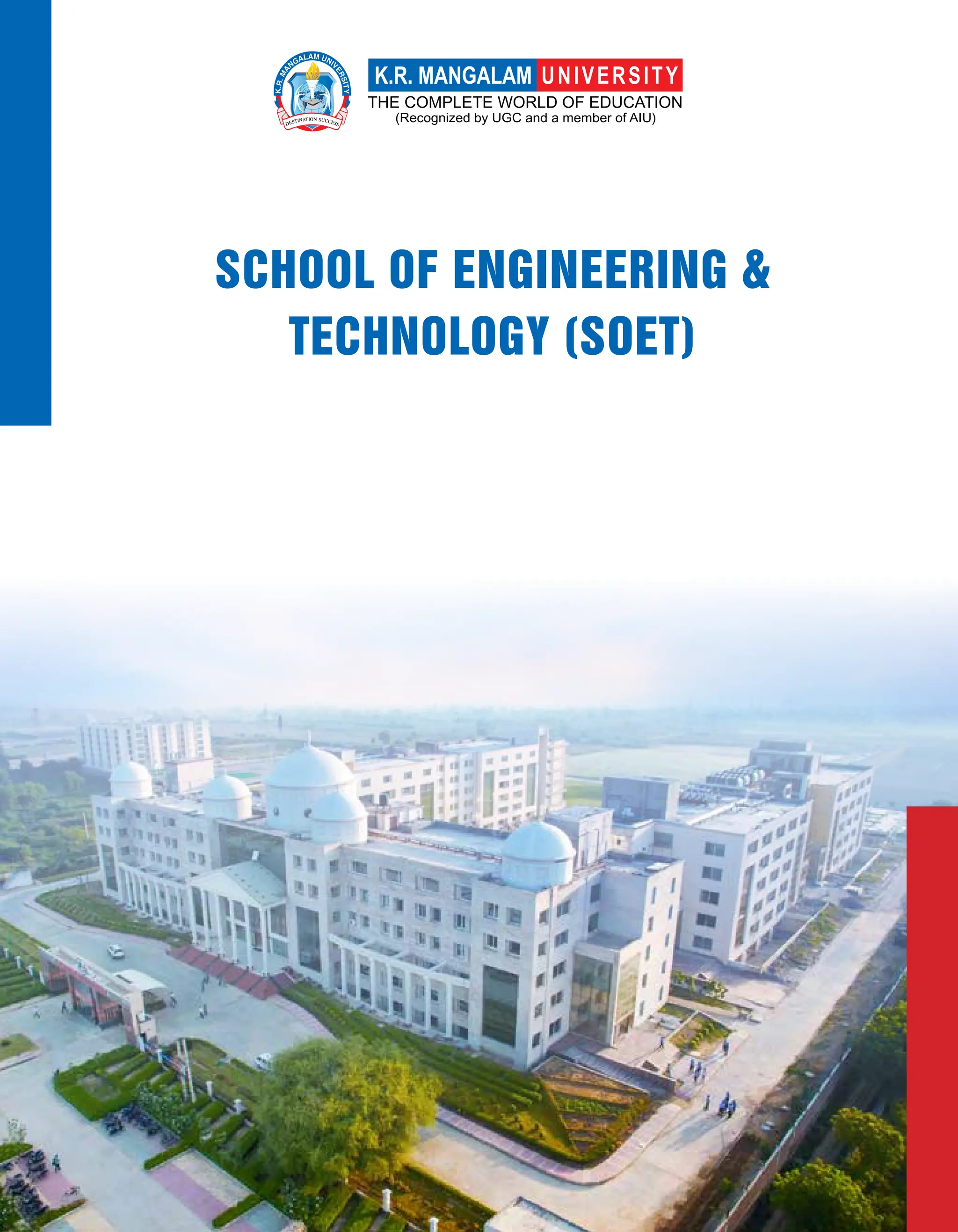 Explore Excellence: K R Mangalam University's School of Engineering & Technology Brochure | PDF