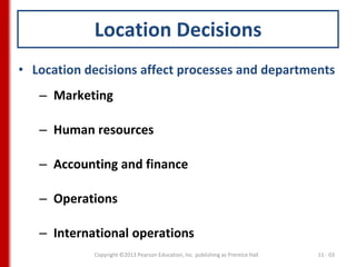 Supply Chain Location Decision and Management | PPTX