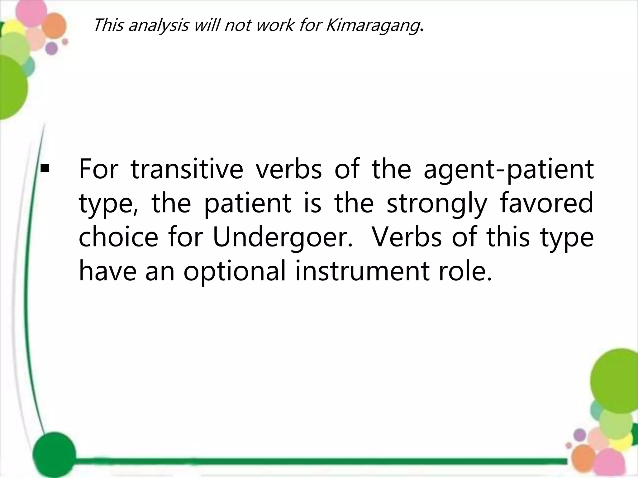 Nouns and Verbs in Tagalog: a reply to Foley | PPT