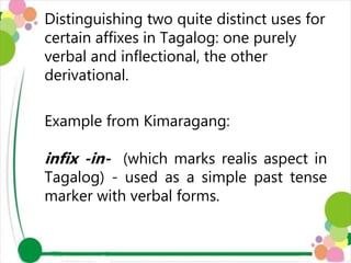 Nouns and Verbs in Tagalog: a reply to Foley | PPTX