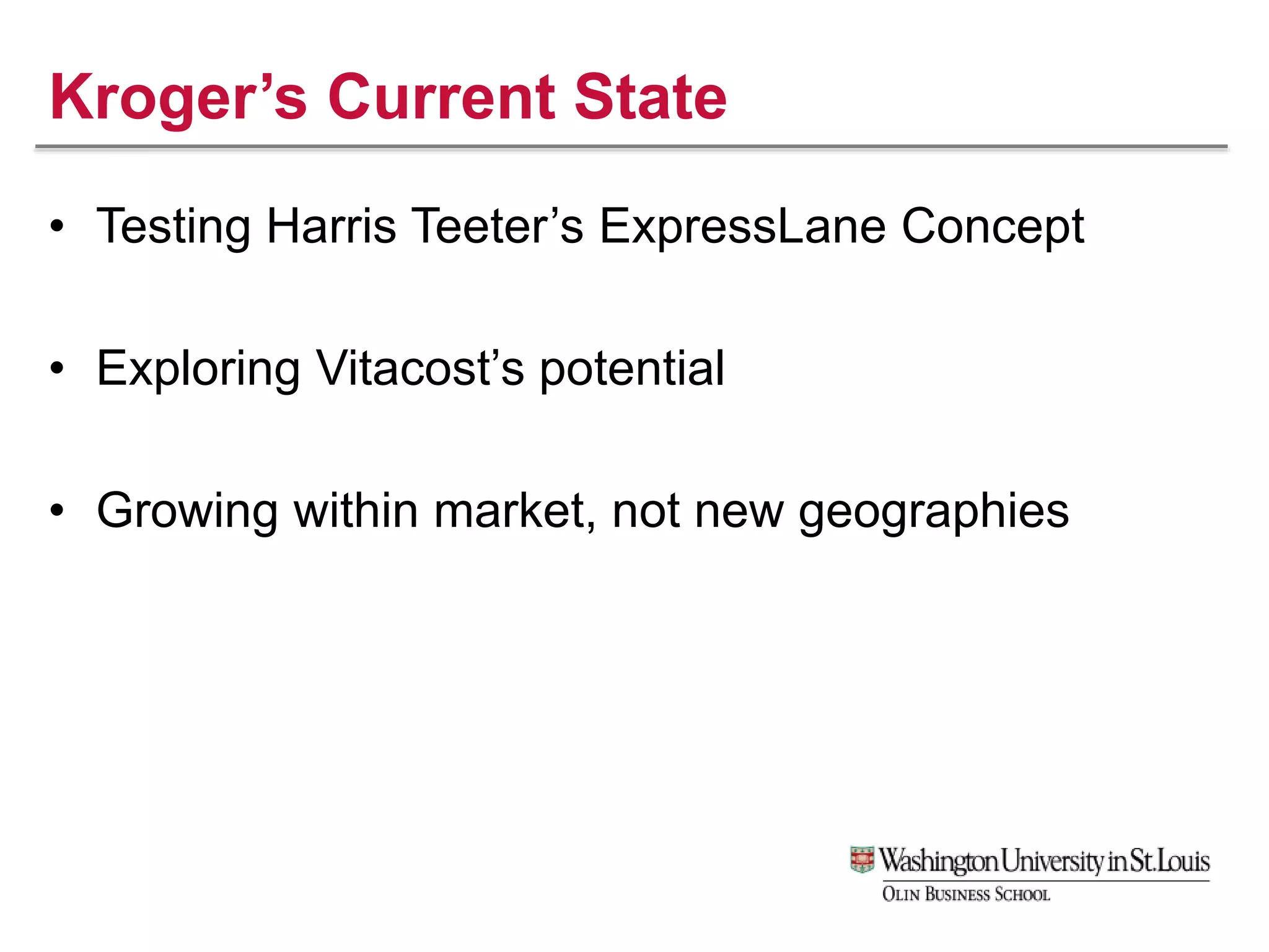 Kroger Recommendation | PPT