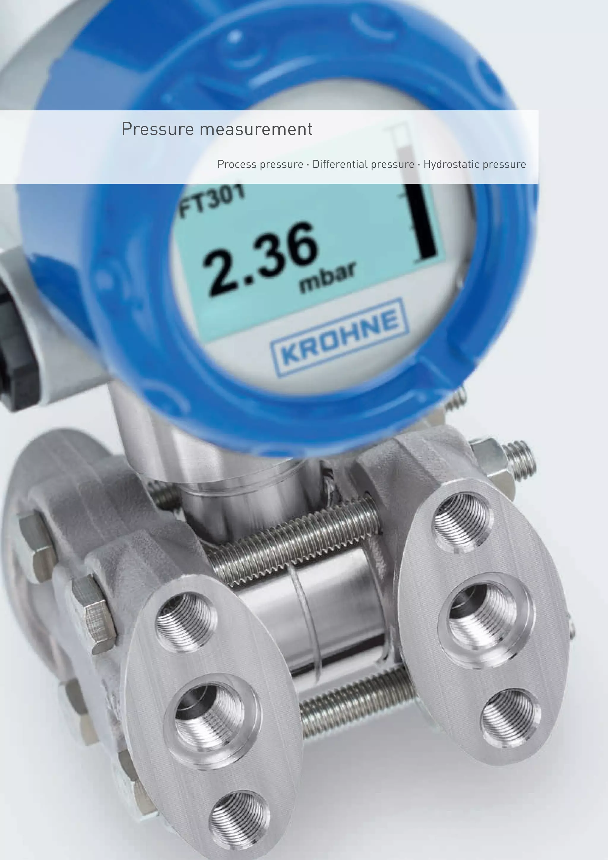 Krohne Hazardous Area Process Instrumentation Meters Measurement ...