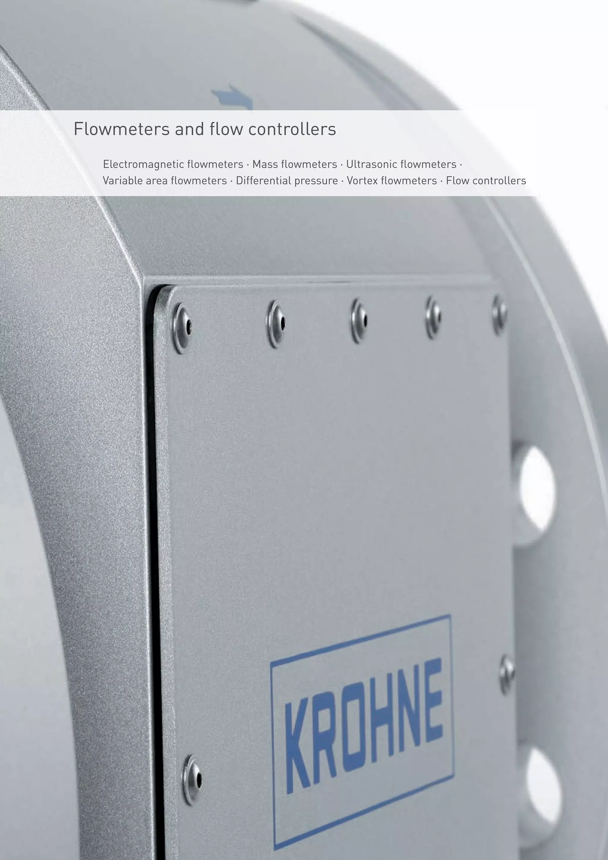 Krohne Hazardous Area Process Instrumentation Meters Measurement ...