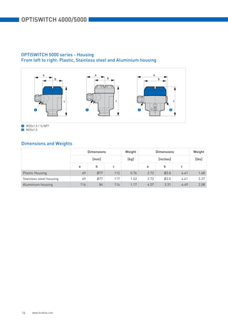 Krohne Vibrating Fork Level Switches | PDF