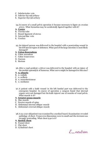 Krok 1 - 2014 (Anatomy) | DOCX